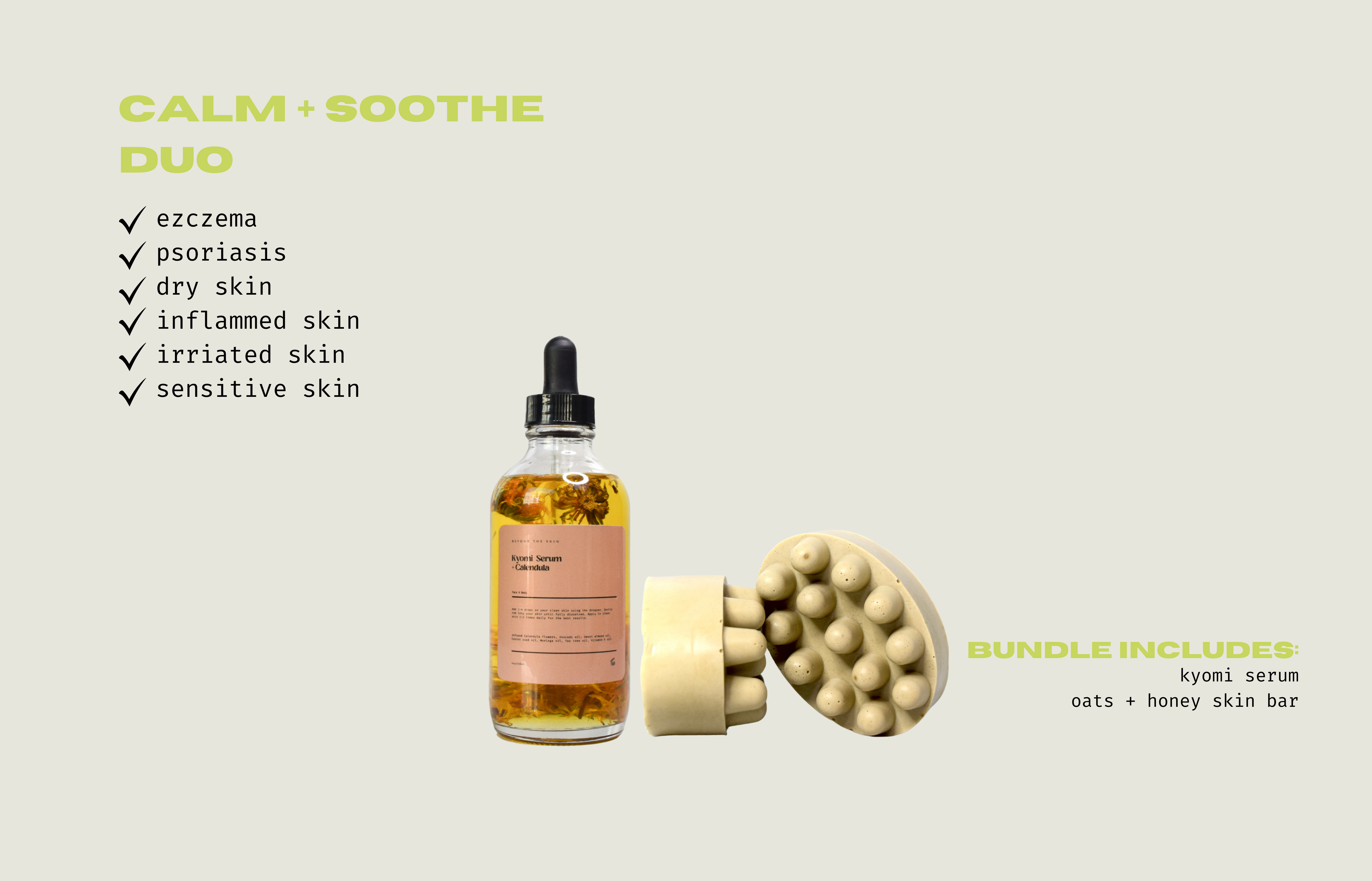Calm + Soothe Duo – BEYOND THE SKIN